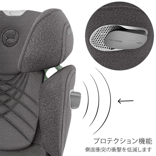 サイベックス ソリューションT アイフィックス ミラージュグレープラス cybex Solution T i-Fix
